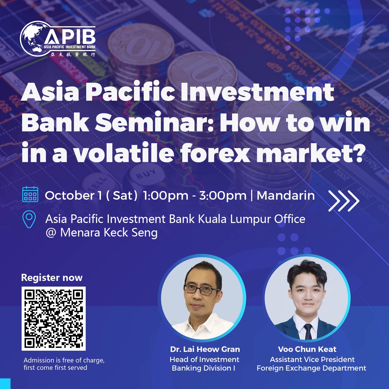 APIB’s Seminar: Global Forex Investment Fund – APIB
